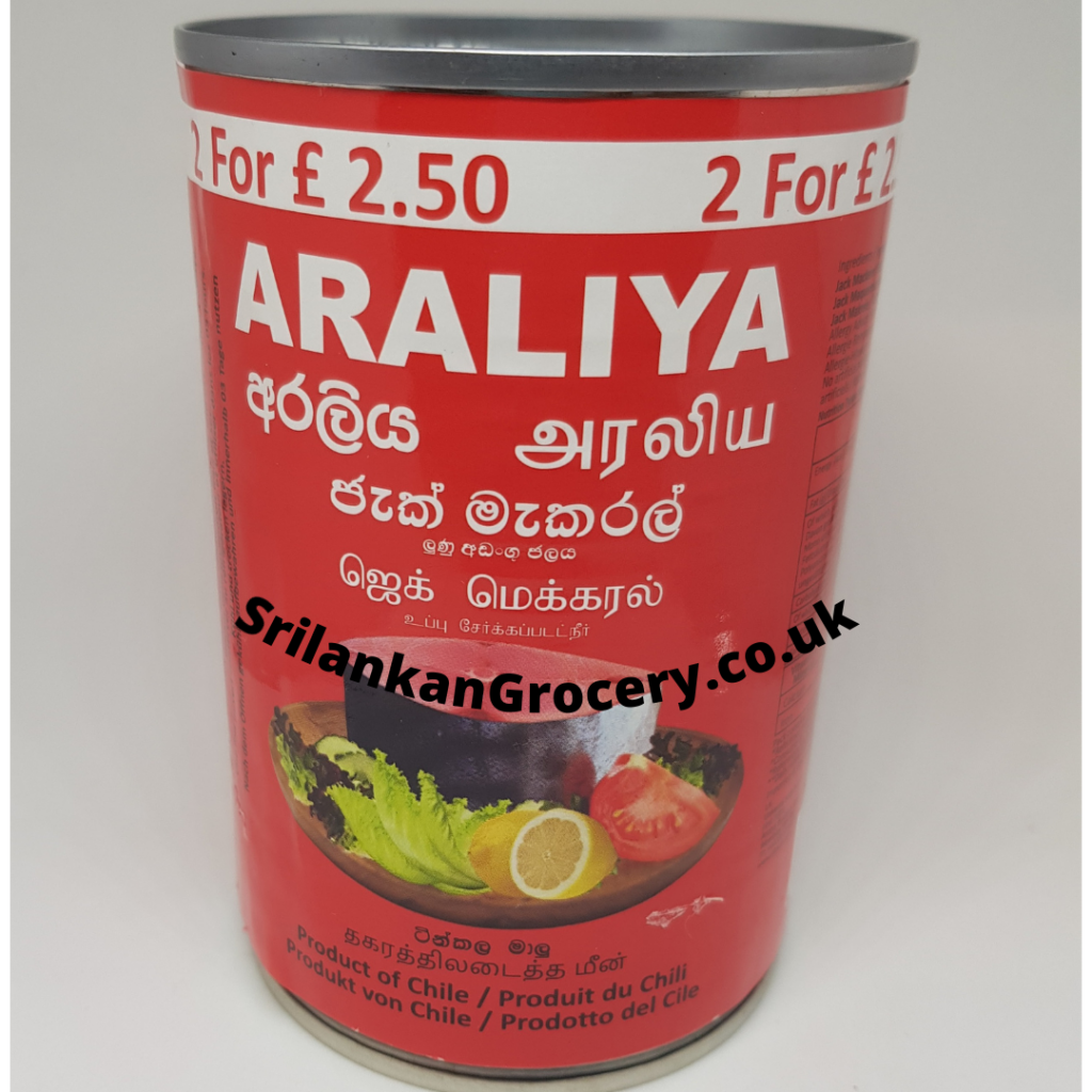 2X Araliya Jack Mackeral in Brine 425g – Srilankan Grocery Store